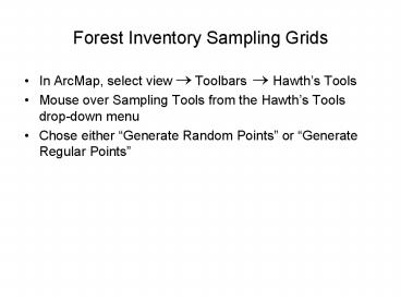 PPT – Forest Inventory Sampling Grids PowerPoint presentation | free to ...