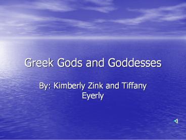 PPT – Greek Gods and Goddesses PowerPoint presentation | free to ...