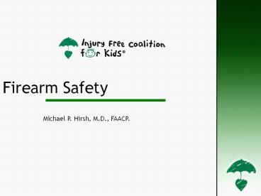 Firearm Safety presentation | free to download