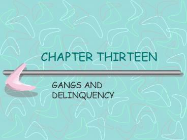 PPT – CHAPTER THIRTEEN PowerPoint presentation | free to view - id ...