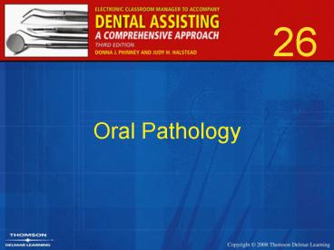 Oral Pathology presentation | free to view