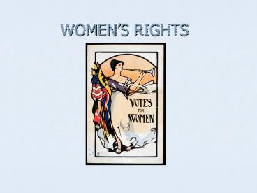 WOMENS RIGHTS presentation | free to view