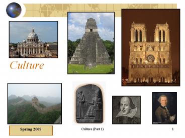 PPT – Culture PowerPoint presentation | free to view - id: 153ad-NTUzZ