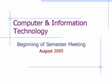 Computer presentation | free to view