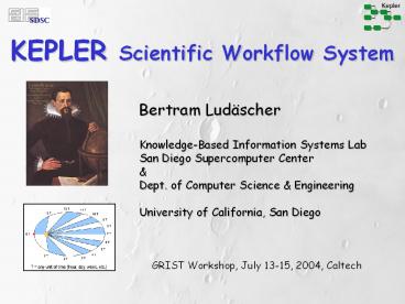 PPT – KEPLER Scientific Workflow System PowerPoint presentation | free ...