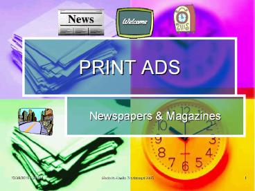 PRINT ADS presentation | free to view