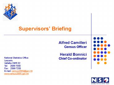 Supervisors Briefing presentation | free to view