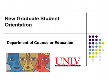 New Graduate Student Orientation presentation | free to view