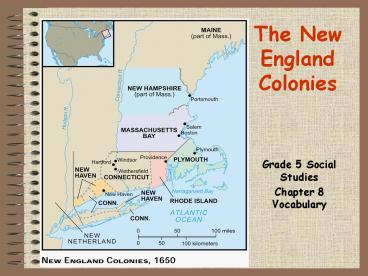 The New England Colonies presentation | free to view