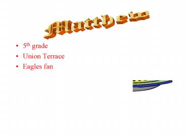 5th grade presentation | free to view