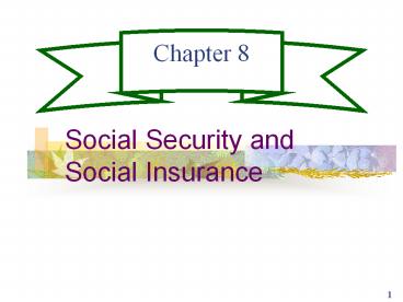 Social Security and Social Insurance presentation | free to download