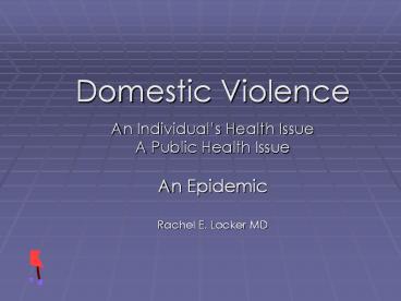 Domestic Violence presentation | free to view