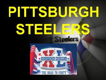 PITTSBURGH presentation | free to view