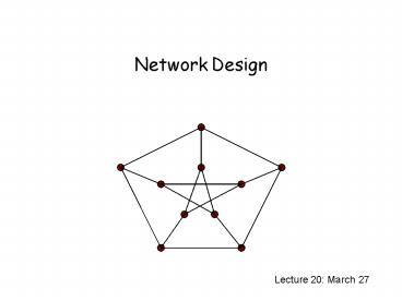 PPT – Network Design PowerPoint presentation | free to view - id: 199ef ...