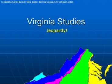 PPT – Virginia Studies PowerPoint presentation | free to view - id ...