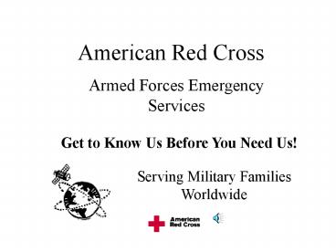 PPT – American Red Cross PowerPoint presentation | free to view - id ...
