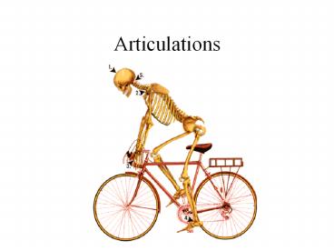 PPT – Articulations PowerPoint presentation | free to download - id ...