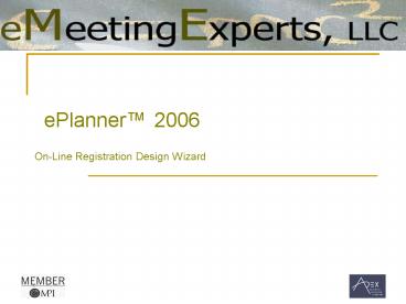 ePlanner 2006 presentation | free to view