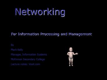Networking presentation | free to view