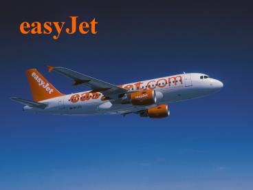 easyJet presentation | free to view