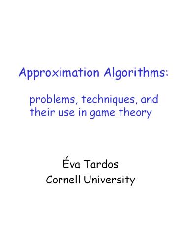 Approximation Algorithms: presentation | free to download