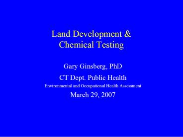 PPT – Land Development PowerPoint presentation | free to view - id ...