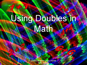 Using Doubles in Math presentation | free to view