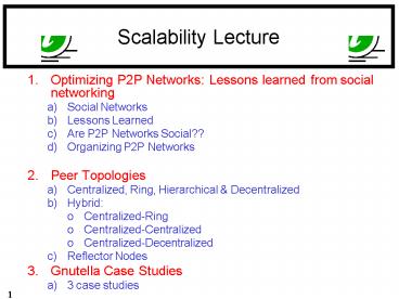 PPT – Scalability Lecture PowerPoint presentation | free to view - id ...