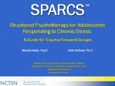 SPARCS presentation | free to view