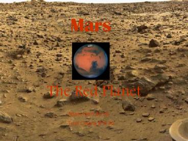PPT – Mars PowerPoint presentation | free to view - id: 2307f-MmFmN