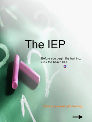 PPT – The IEP PowerPoint presentation | free to view - id: 23298-NDRhM
