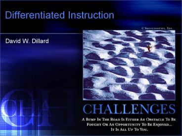 Differentiated Instruction presentation | free to view