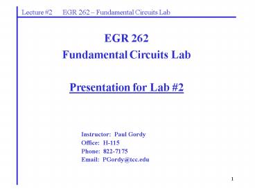 PPT – EGR 277 Digital Logic PowerPoint presentation | free to view - id ...