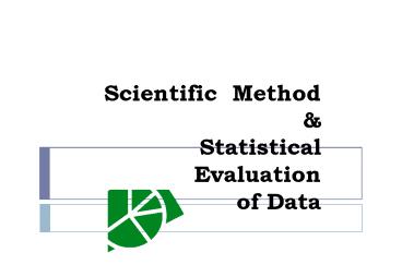 Scientific Method presentation | free to view