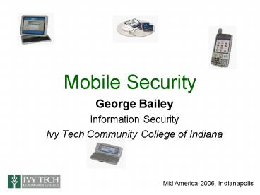 Mobile Security presentation | free to view