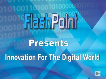 Presents Innovation For The Digital World presentation | free to download