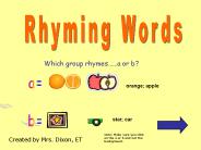 PPT – Rhyming Words PowerPoint presentation | free to download - id ...