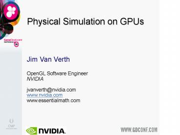 PPT – GDC 2005 PowerPoint presentation | free to download - id: 26015-ZGVmN