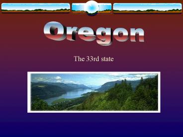 Oregon presentation | free to view