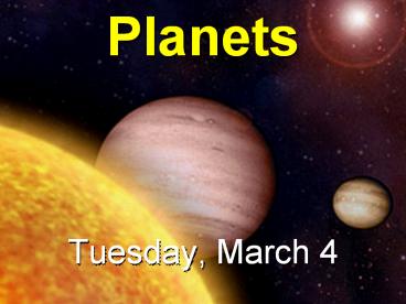 PPT – Planets PowerPoint presentation | free to download - id: 26e18-NDExY