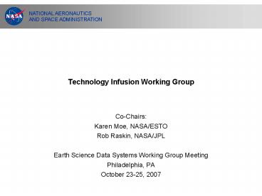 PPT – Technology Infusion Working Group PowerPoint presentation | free ...