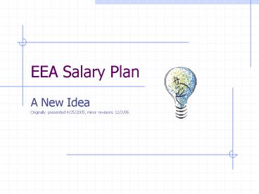 EEA Salary Plan presentation | free to view