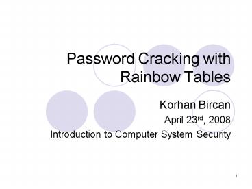 Factor Rainbow Powerpoint