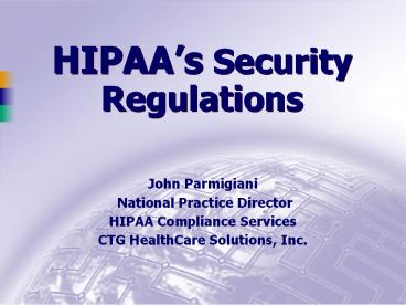 PPT – HIPAA PowerPoint presentation | free to download - id: 27fec-NzMyY