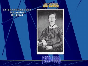 EMILY DICKINSON presentation | free to download