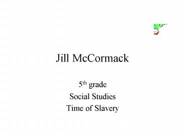 Jill McCormack presentation | free to view