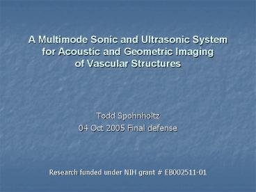 PPT – A Multimode Sonic and Ultrasonic System for Acoustic and ...