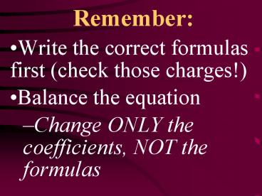 PPT – Remember: PowerPoint presentation | free to view - id: 298c2-YjY3N