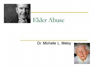Elder Abuse presentation | free to view