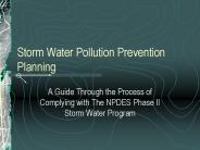 Storm Water Pollution Prevention Training presentation | free to view
